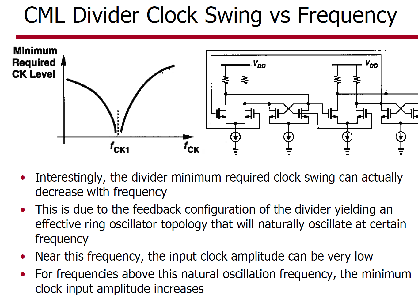 The Designer's Guide Community Forum - CML divider self oscilation ...